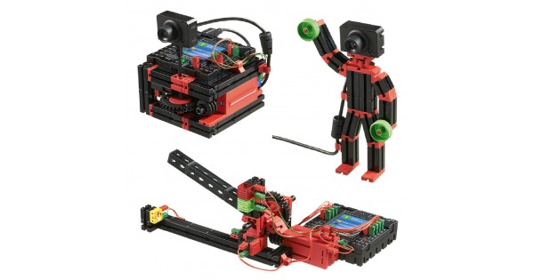 Kit de robotica FischerTechnik - 14 modelos 310 peças