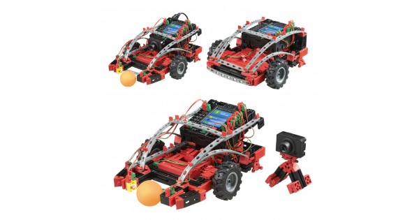 Kit de robotica FischerTechnik - 14 modelos 310 peças