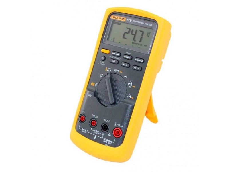 Multímetro Digital Industrial Fluke 87 V True-RMS com termômetro